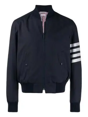 Thom Browne 4-bar Bomber Jacket - Blue