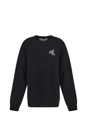 Off-White Floral Arrows Crewneck Sweatshirt - Black