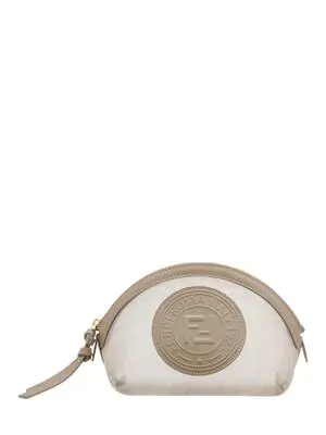 Fendi Ff Embossed Toiletry Case - Light Brown