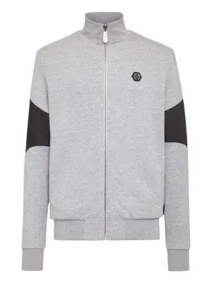 Philipp Plein Zippered Casual Jacket - Gray
