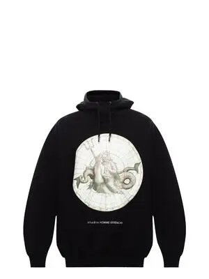 Givenchy Graphic Print Hoodie - Black
