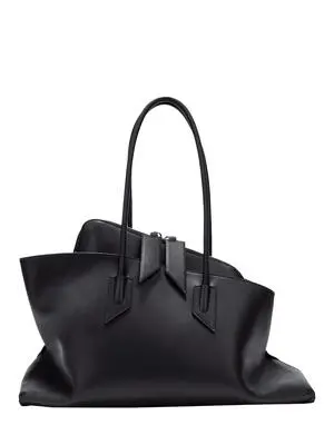 Attico La Passeggiata Medium Tote Bag - Black