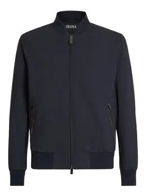 ZEGNA Zegna Zipped Elasticated Hem Bomber Jacket