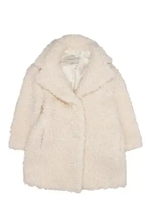 SIMONETTA Simonetta Single-Breasted Faux Shearling Coat