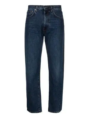 TOTEME High-rise Twisted Straight-leg Jeans - Blue