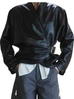 DARKPARK Cindy Leather Jacket - Black