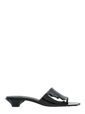Chloé Flower Open-toe Mules - Black