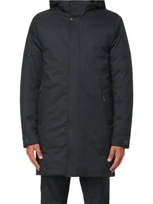 MOORER Raffaello Hooded Coat - Dark