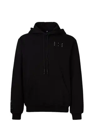 Alexander McQueen Graphic Print Long-sleeved Hoodie - Black