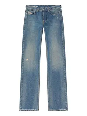 DIESEL® 1980 D-eeper Relaxed Distressed Jeans - Medium Blue