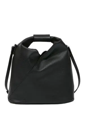 MAISON MARGIELA Mm6 Maison Margiela Japanese Logo Detailed Crossbody Bag Black