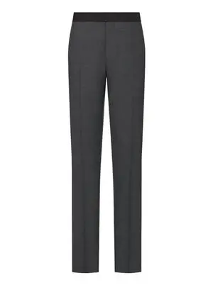 Dior Pants With Oblique Waistband - Black