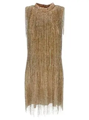 Dior Embellished Mini Dress With Tassels - No