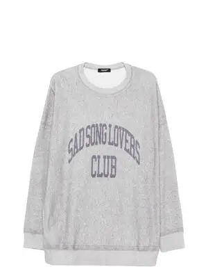 Undercover Letter Detail Hoodie - Gray