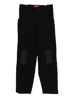 032C Tactical Cargo Trousers With Logo Embroidery - Black