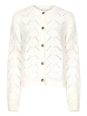 LOULOU DE SAISON LouLou De Saison Bach Shell Knit Cardigan