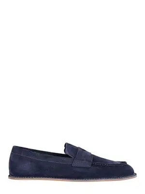 Prada Round Toe Loafers - Blue