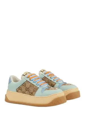 Gucci Screener Gg Canvas Sneakers - Nude