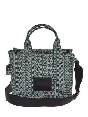 Marc Jacobs Monogram Jacquard Small Tote Bag - Black