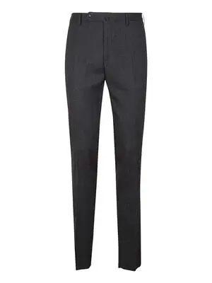 Incotex Belt-loop Tailored Casual Pants - Grey
