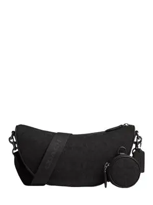 COACH Hall Messenger Bag With Removable Pouch - Black