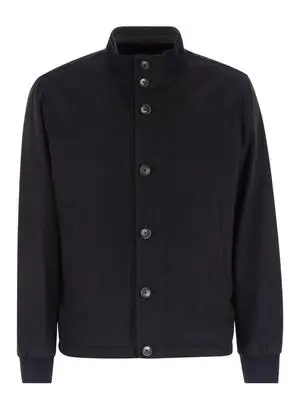 Herno High Collar Casual Jacket - Black