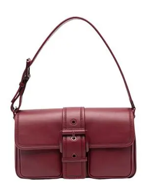 Michael Kors Colby Medium Leather Shoulder Bag - Red