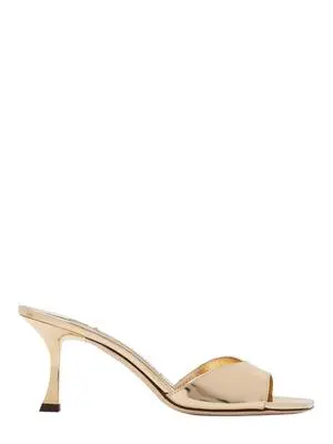 JIMMY CHOO Skye Heeled Mules - Nude