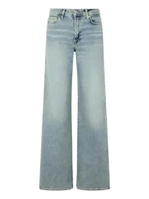 7 For All Mankind Belt Loop Jeans - Lightblue