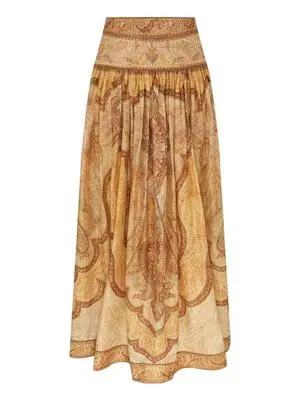 Zimmermann Wanderlust Maxi Skirt - Nude