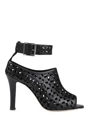 MANOLO BLAHNIK Manolo Blahnik Laser-Cut Open Toe Sandals
