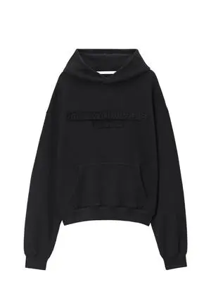 Alexander Wang Logo Patch Hoodie - Black