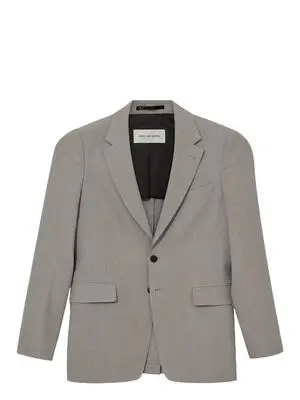 Dries Van Noten Long-sleeved Suit Jacket - Gray