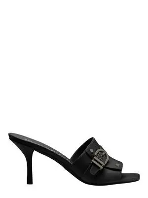 STUART WEITZMAN Square-toed Stiletto Sandals - Black