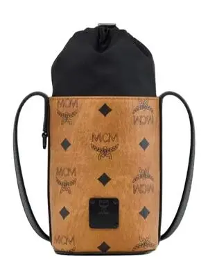 Mcm Printed Shoulder Bag - Brown