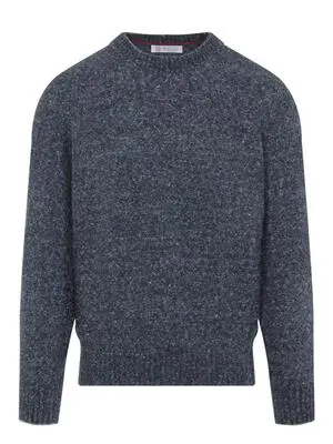 Brunello Cucinelli Crewneck Knitted Jumper - Black