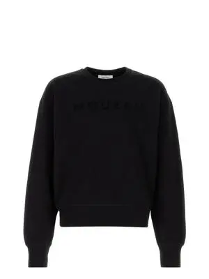 Alexander McQueen Logo Crewneck Sweatshirt - Black