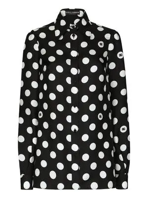 DOLCE & GABBANA Dolce & Gabbana Mambo Polka Dot Print Shirt