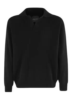ROBERTO COLLINA Roberto Collina V-Neck Polo Knitwear