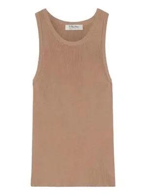 MAX MARA Max Mara Rib-Knit Cotton Top