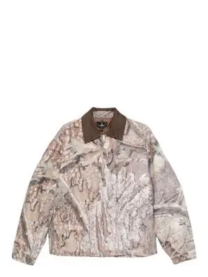 REPRESENT Camouflage Print Zip Up Jacket - Gray