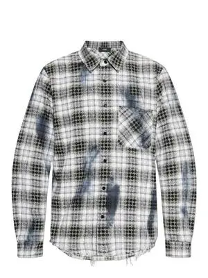 AMIRI Frayed Checked Shirt