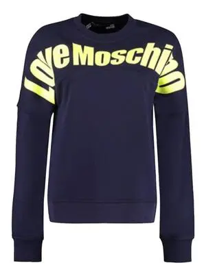 Moschino Detail Sweatshirt - Blue