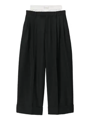 Alexander Wang Layered Tailored Trousers - Black
