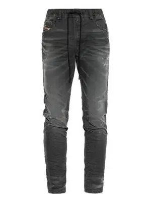DIESEL® Skinny Jeans With Drawstring Waist - Black