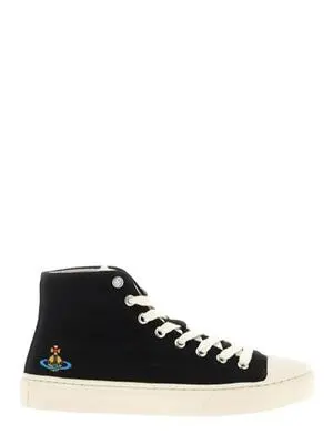 VIVIENNE WESTWOOD Vivienne Westwood High-Top Sneakers With Embroidered Orb Logo