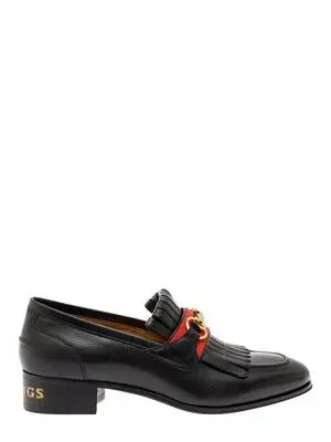 GUCCI Gucci Horsebit-Detail Leather Loafers
