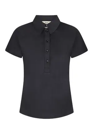 Herno Short Sleeve Polo Shirt - Black