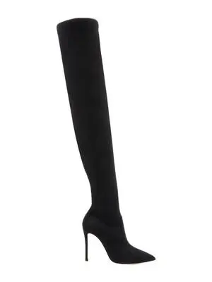 Casadei Julia Over The Knee High Heel Boots - Black