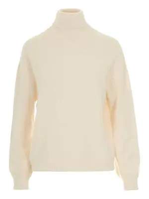 Liu Jo Roll Neck Embellished Sweater - Nude